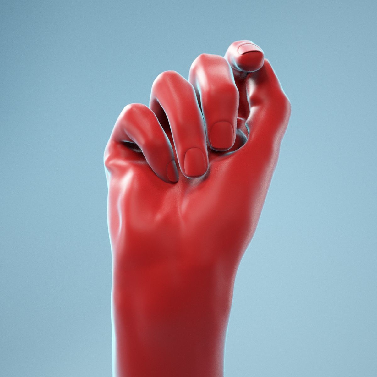 ArtStation - Relaxed Fist Realistic Hand | Resources