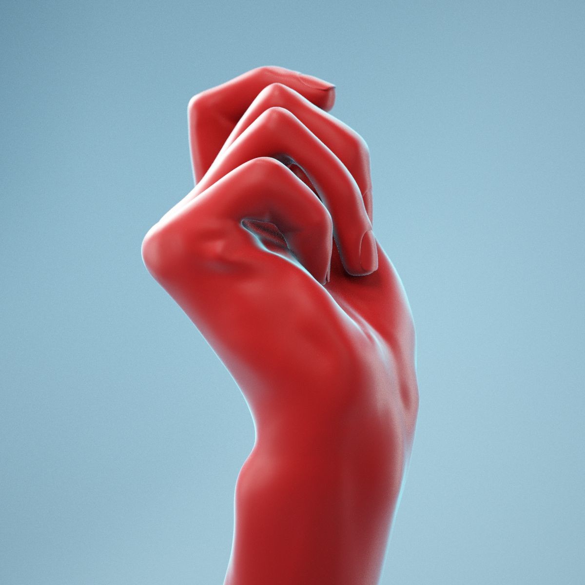 ArtStation - Relaxed Fist Realistic Hand | Resources