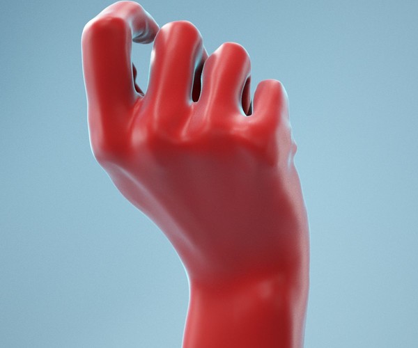 ArtStation - Relaxed Fist Realistic Hand | Resources