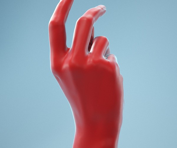 ArtStation - Relaxed Grip Realistic Hand | Resources