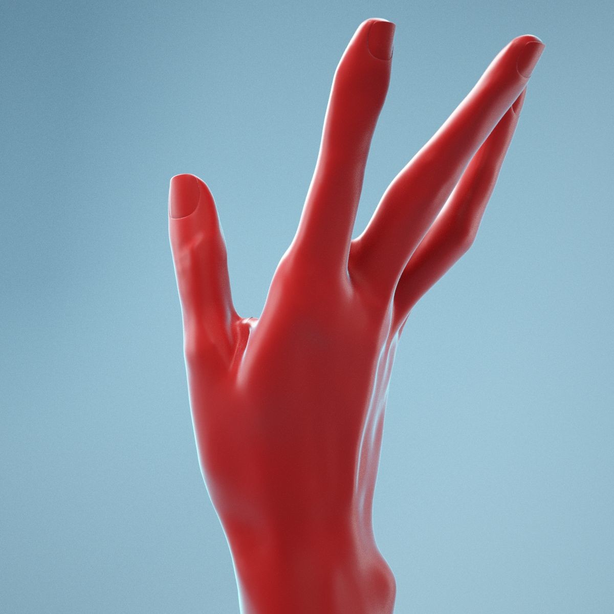 ArtStation - Stretched Backwards Realistic Hand | Resources