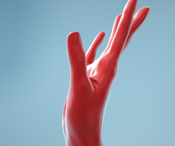 ArtStation - Stretched Backwards Realistic Hand | Resources