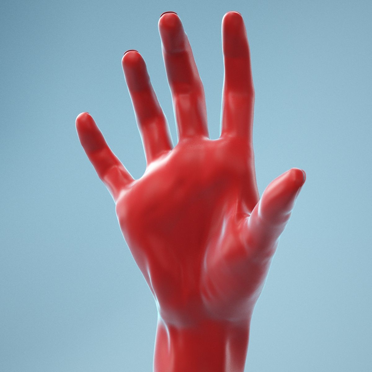 ArtStation - Stretched Claw Realistic Hand | Resources