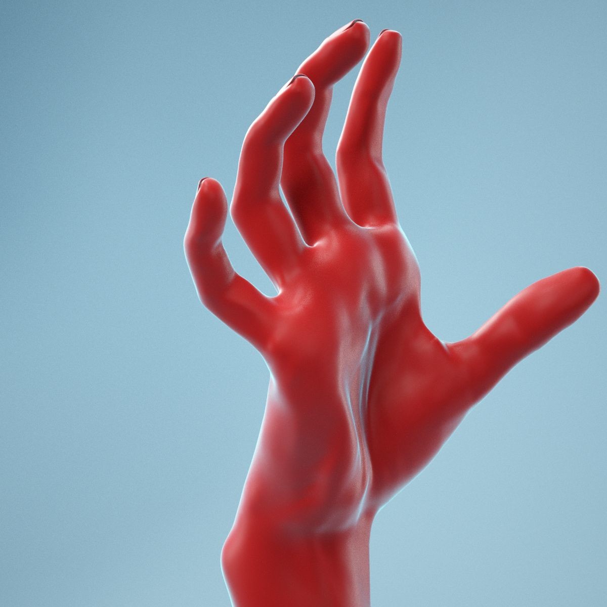 ArtStation - Stretched Claw Realistic Hand | Resources