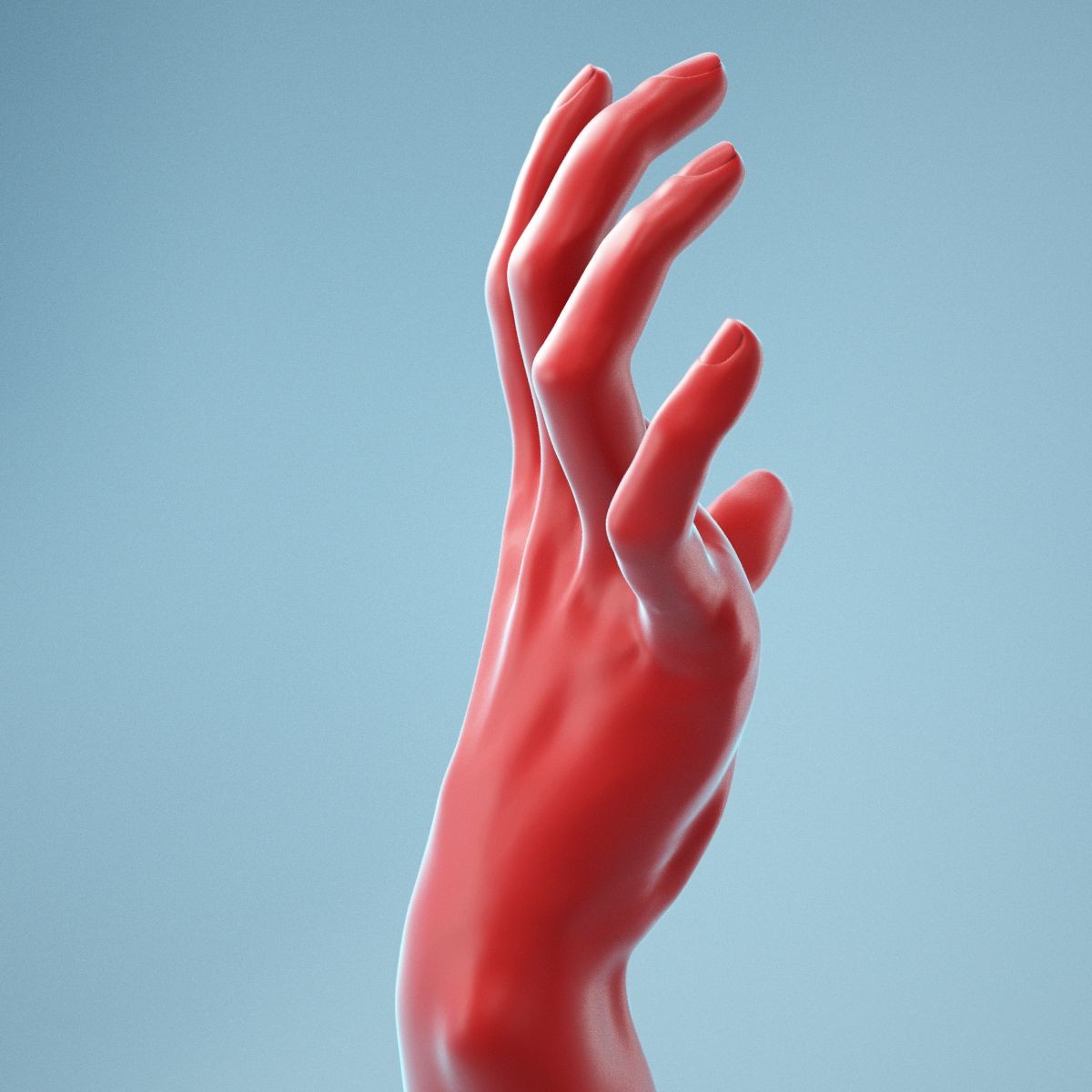 ArtStation - Stretched Claw Realistic Hand | Resources