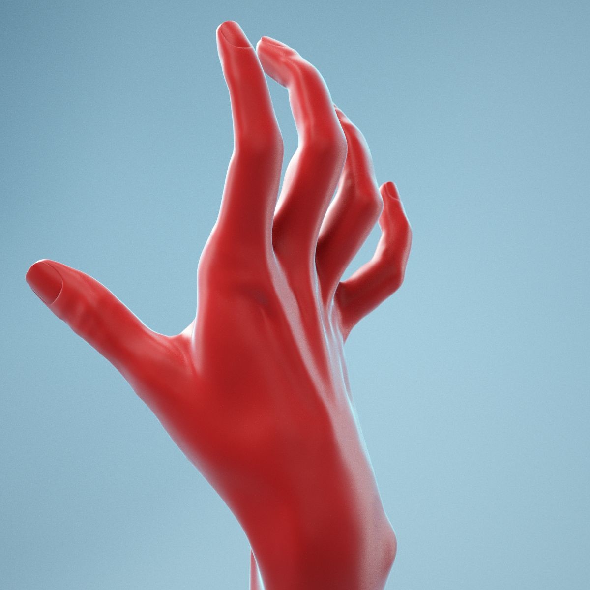 ArtStation - Stretched Claw Realistic Hand | Resources