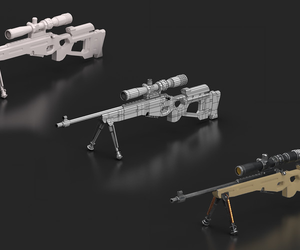 ArtStation - SV-98 Gun | Resources