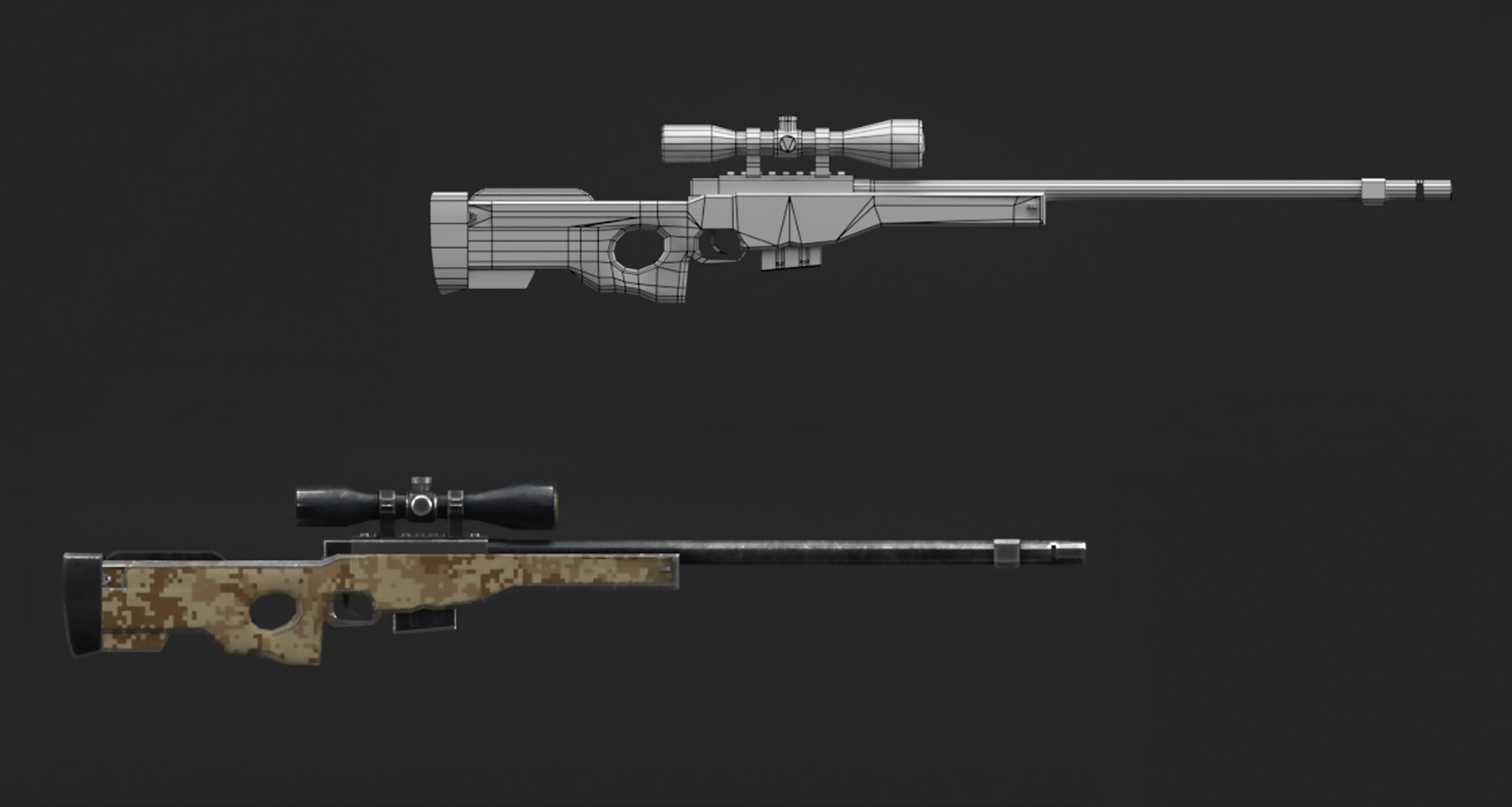 ArtStation - AWP Rifle | Resources