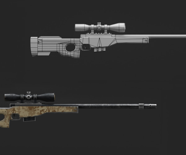 ArtStation - AWP Rifle | Resources