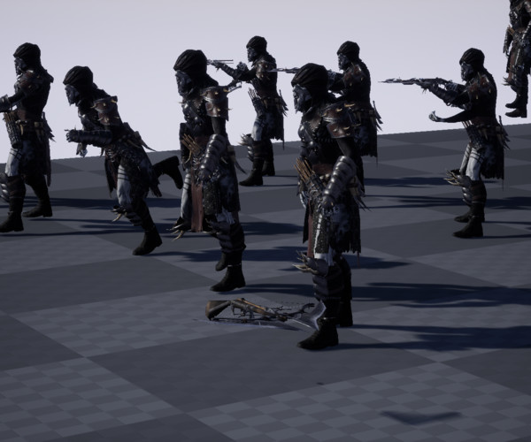 ArtStation - Skeleton CrossBowMan | Game Assets