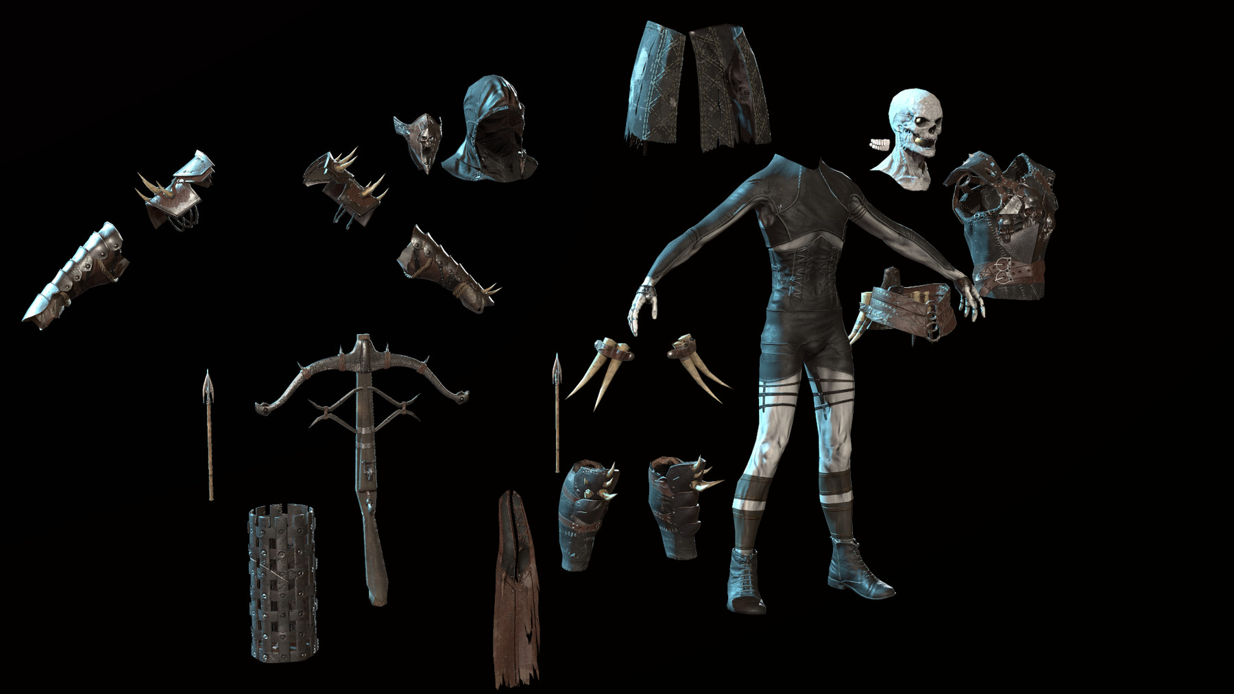 ArtStation - Skeleton CrossBowMan | Game Assets