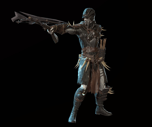 ArtStation - Skeleton CrossBowMan | Game Assets