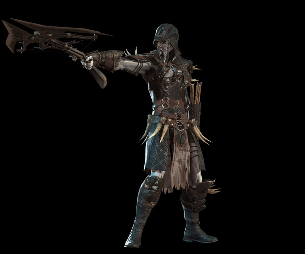 ArtStation - Skeleton CrossBowMan | Game Assets