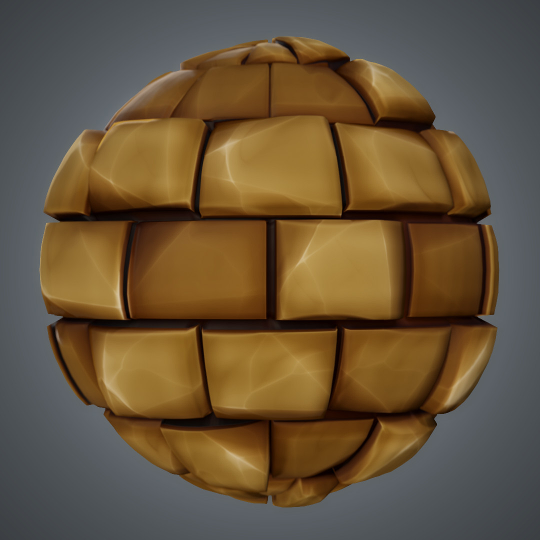 ArtStation - Stylized PBR Brick Textures | Resources