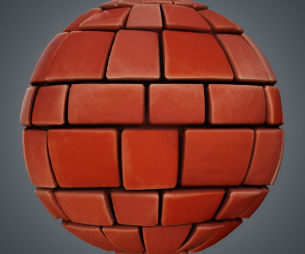 ArtStation - Stylized PBR Brick Textures | Resources