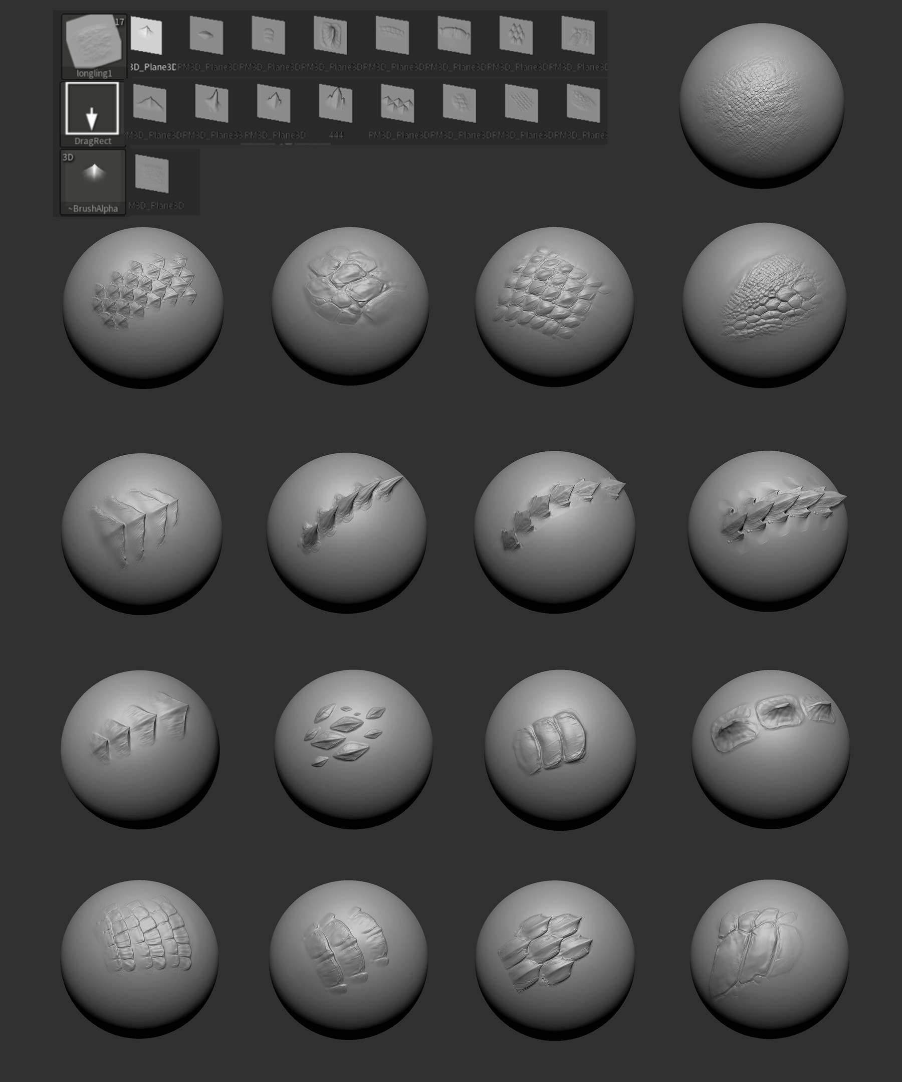 ArtStation - DRAGON ALPHAS | Brushes