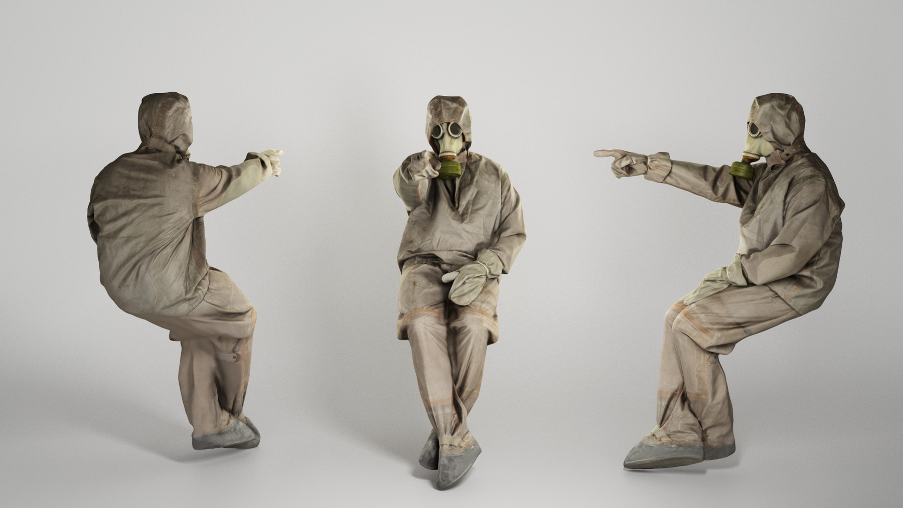 ArtStation - Soviet Liquidator of nuclear accident of Chernobyl sitting ...