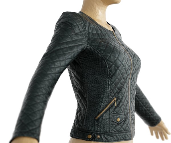 ArtStation - Vintage Jacket Black Leather Padding | Resources