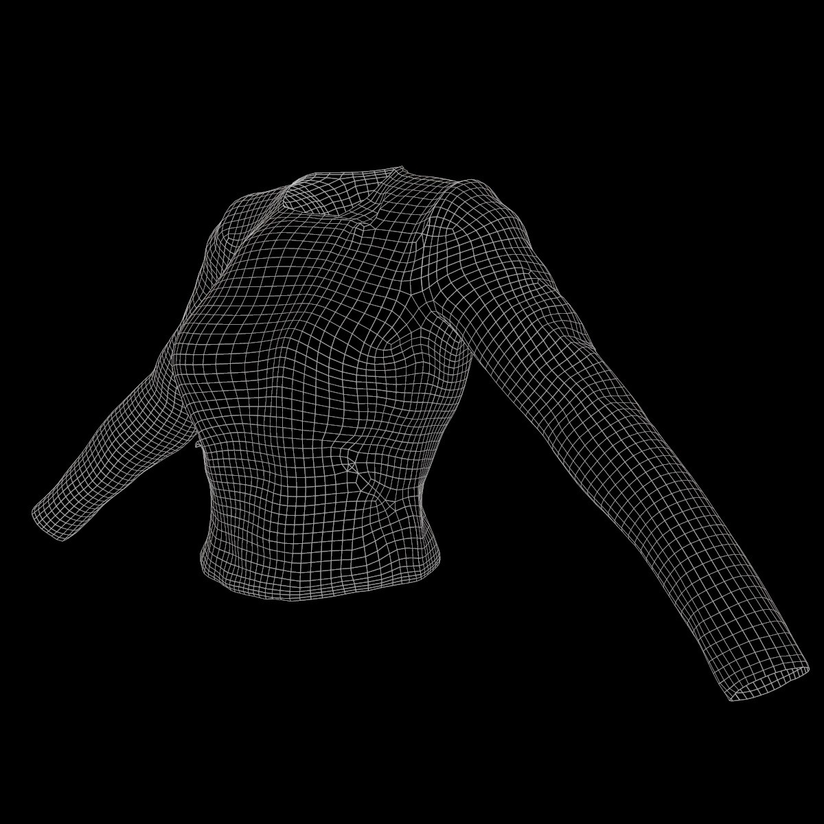 ArtStation - Vintage Jacket Black Leather Slim | Resources