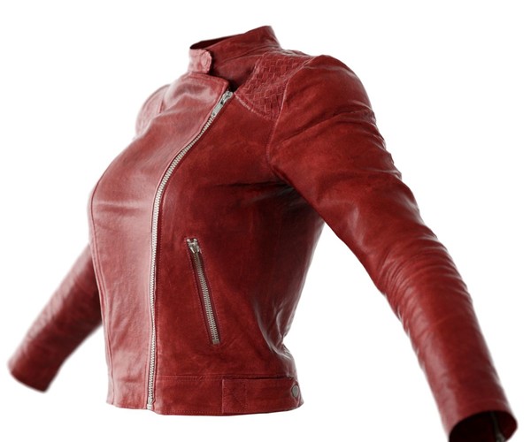 ArtStation - Vintage Jacket Red Matte Leather | Resources