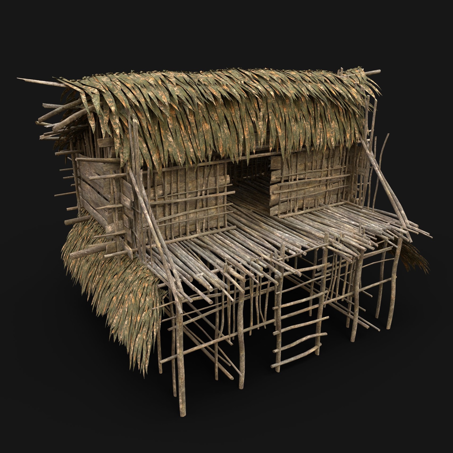 ArtStation - BUILDER JUNGLE TRIBAL HUTS HOUSES PACK AAA NEXTGEN | Game ...