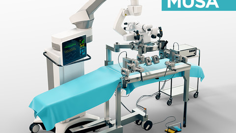 ArtStation - MUSA - robot assisted micro surgery medical machine 3D ...