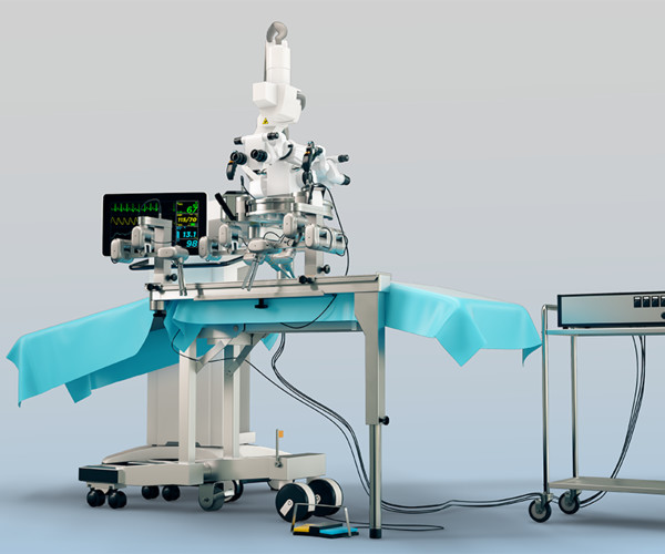 ArtStation - MUSA - robot assisted micro surgery medical machine 3D ...