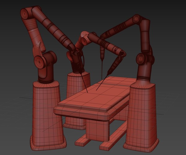 ArtStation - Robot surgery machine 3D model | Resources