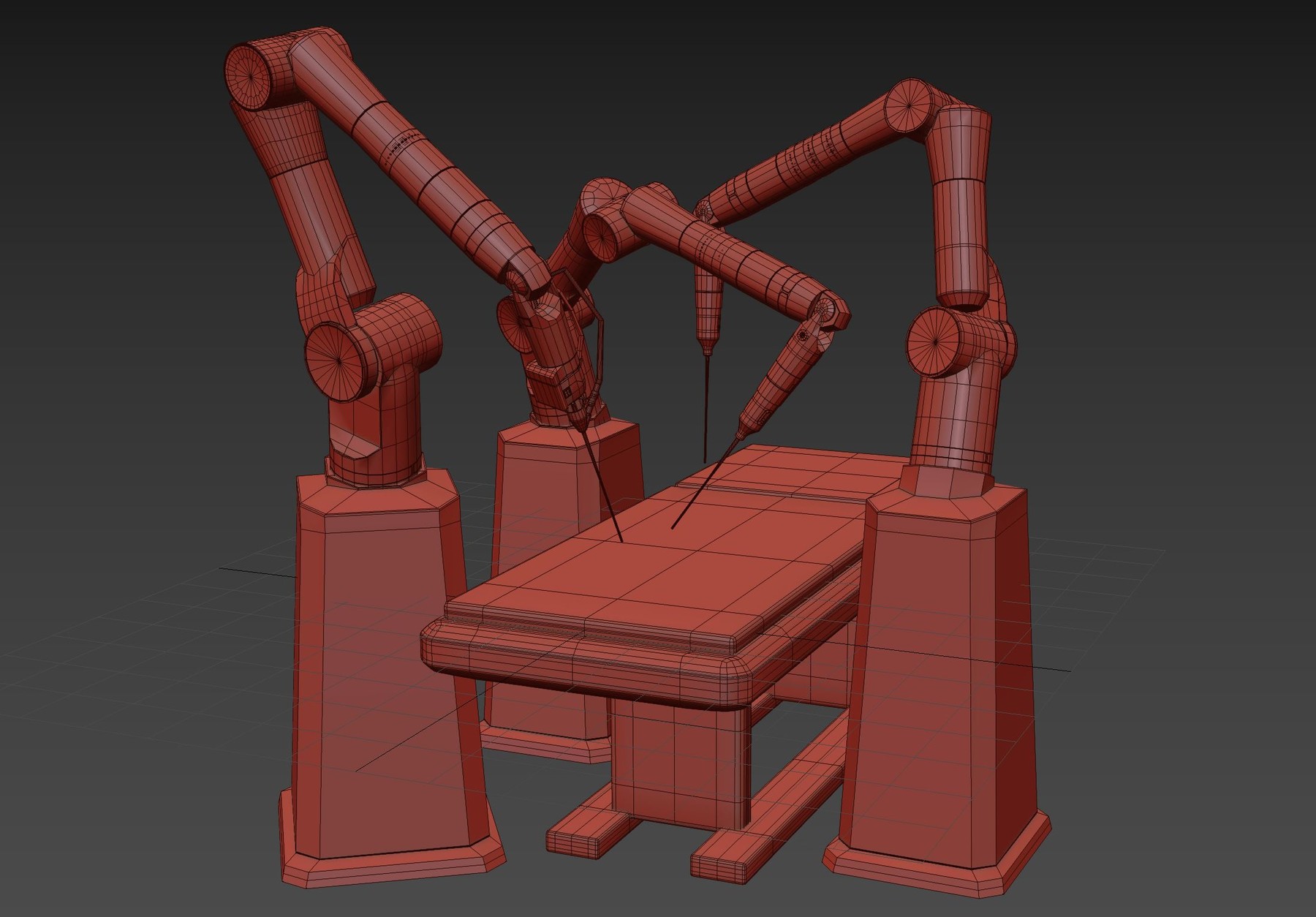 ArtStation - Robot surgery machine 3D model | Resources