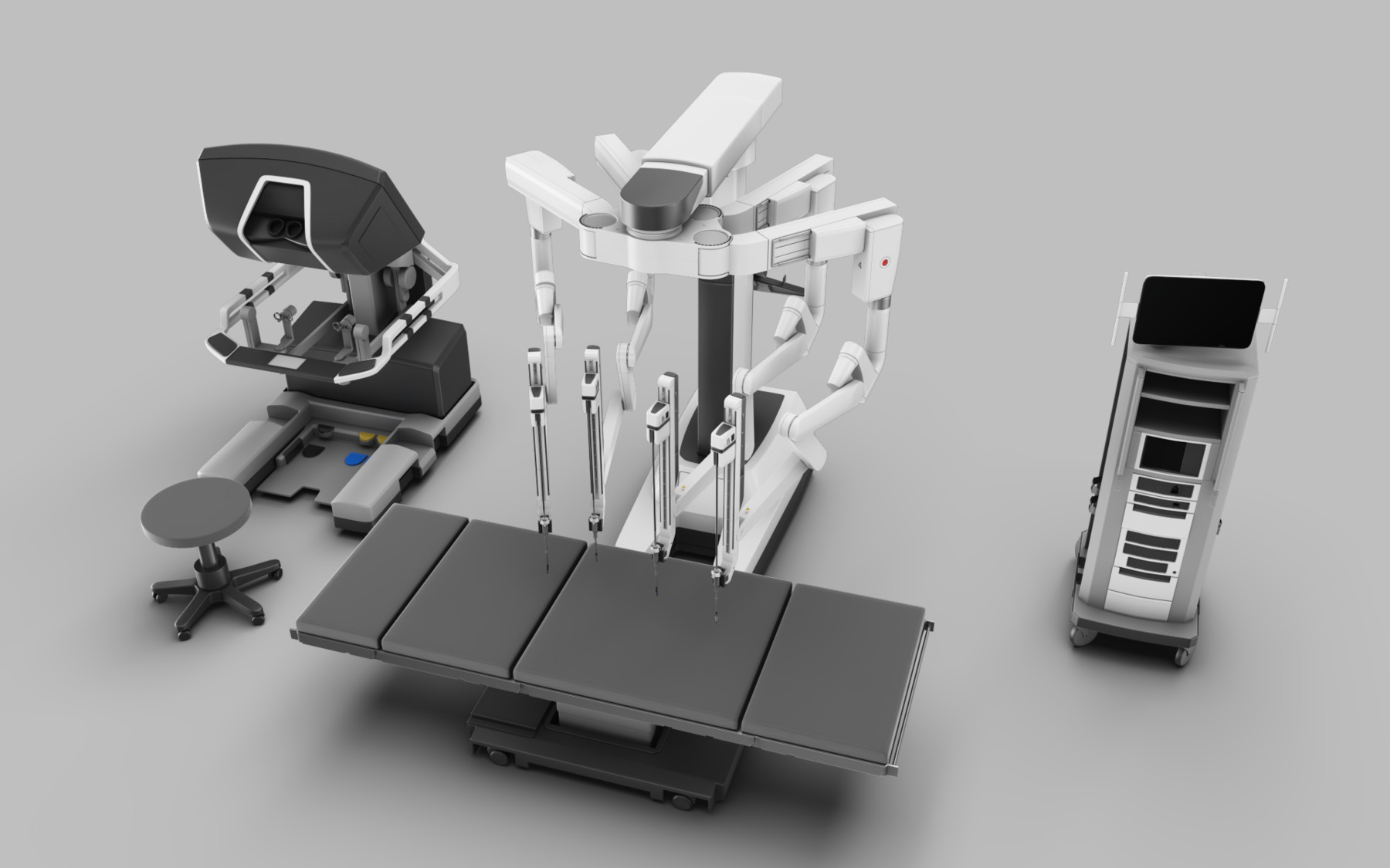 ArtStation - Surgical System da Vinci Xi model 3D model | Resources