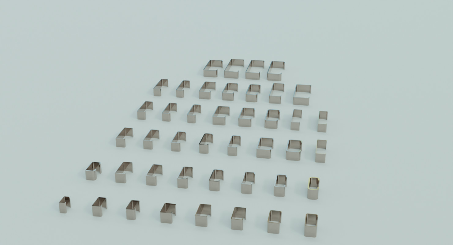 ArtStation - 43 standard C Profiles with thickness more or equal than ...