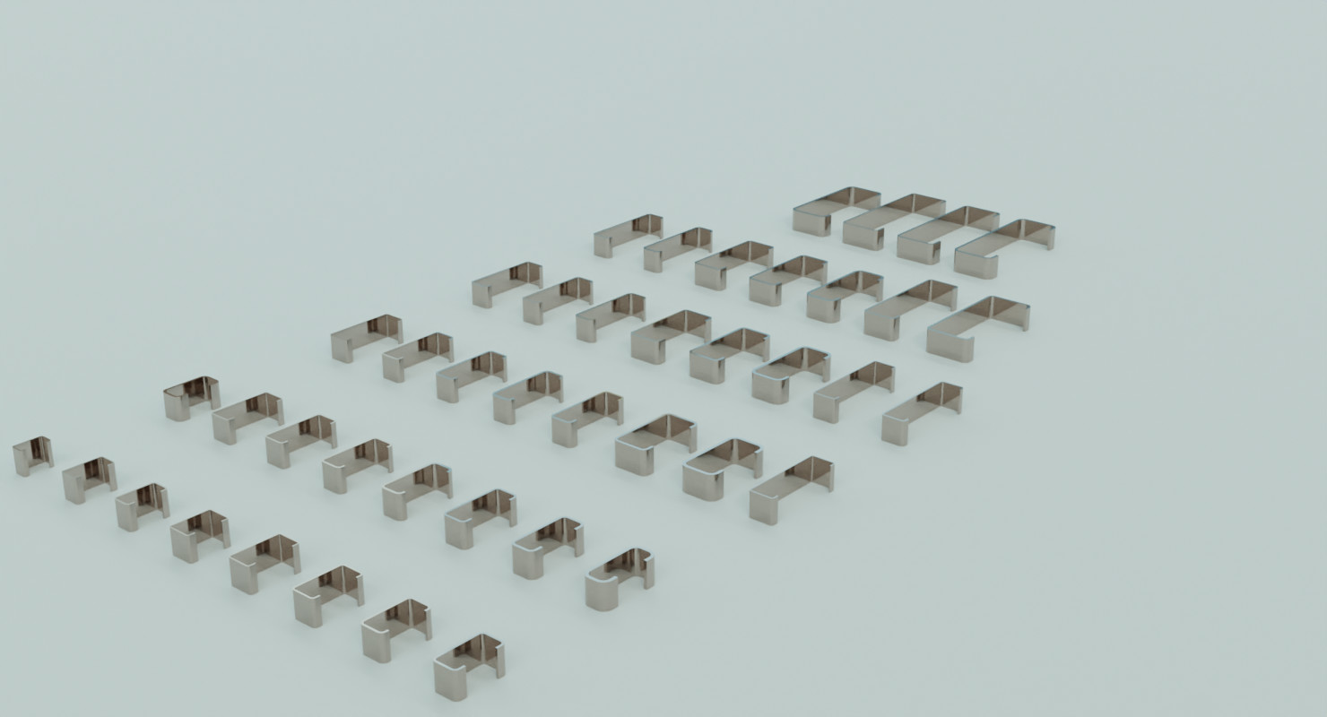 ArtStation - 43 standard C Profiles with thickness more or equal than ...