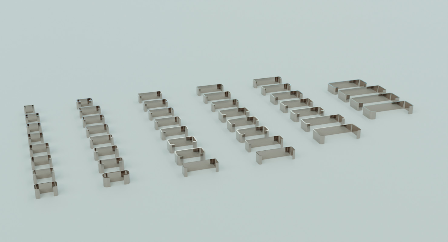 ArtStation - 43 standard C Profiles with thickness more or equal than 2mm | Resources