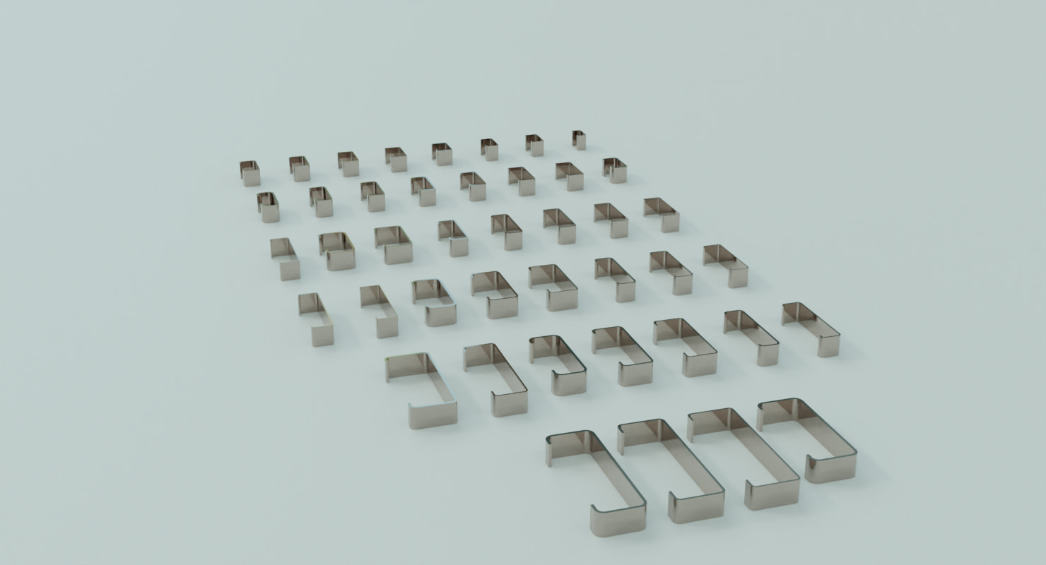 ArtStation - 43 standard C Profiles with thickness more or equal than ...