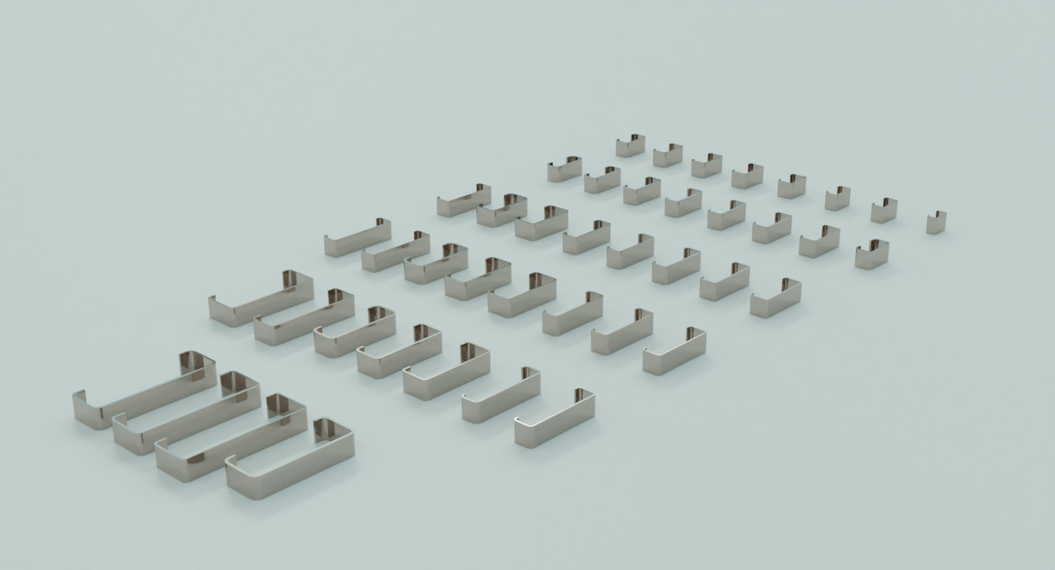 ArtStation - 43 standard C Profiles with thickness more or equal than 2mm | Resources