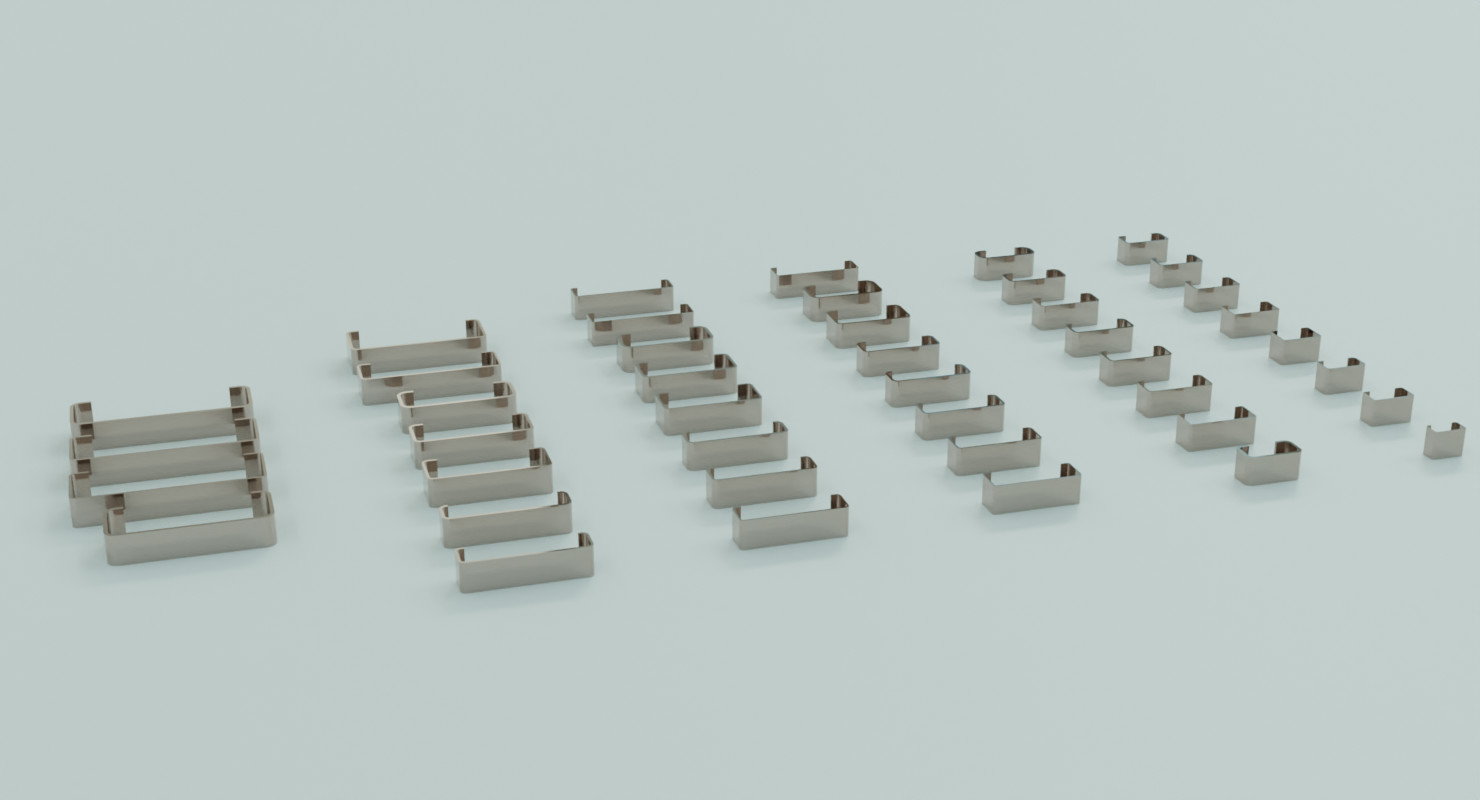 ArtStation - 43 standard C Profiles with thickness more or equal than 2mm | Resources