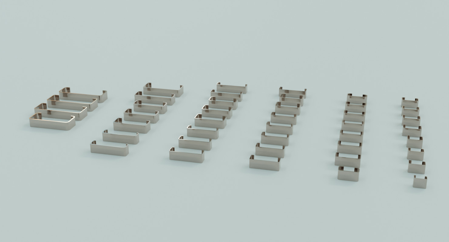 ArtStation - 43 standard C Profiles with thickness more or equal than 2mm | Resources