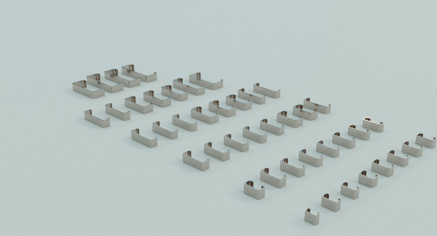 ArtStation - 43 standard C Profiles with thickness more or equal than 2mm | Resources