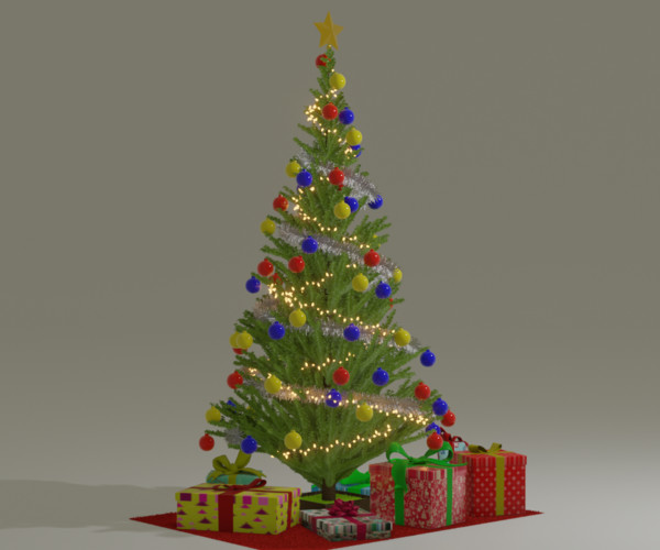 ArtStation - Christmas tree in Blender | Resources