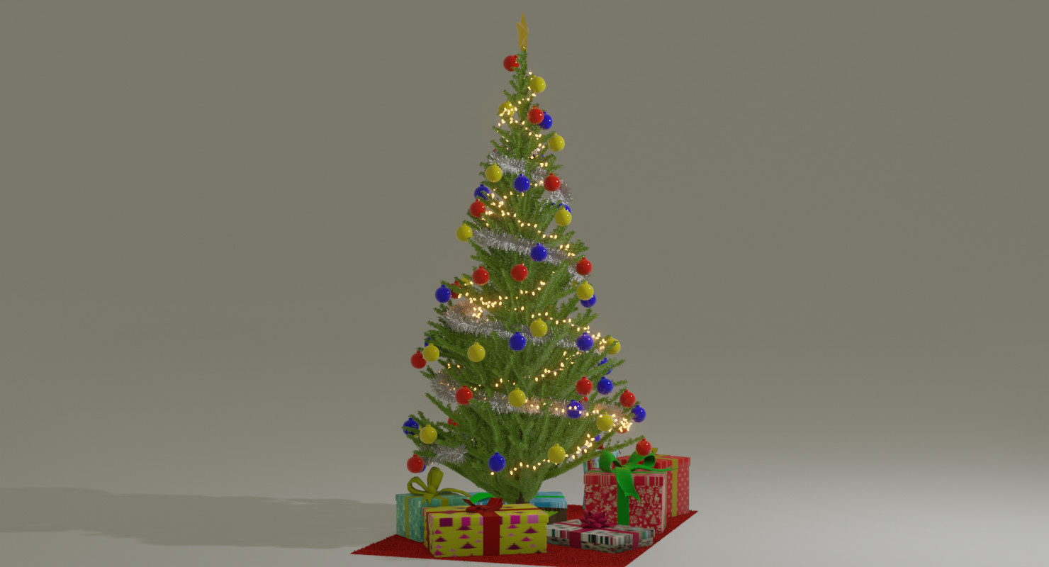 ArtStation - Christmas tree in Blender | Resources