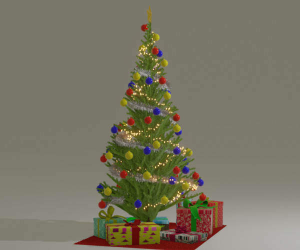 ArtStation - Christmas tree in Blender | Resources