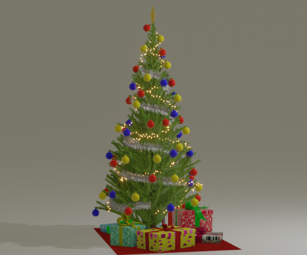 ArtStation - Christmas tree in Blender | Resources