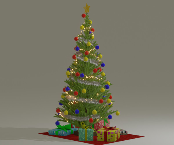 ArtStation - Christmas tree in Blender | Resources