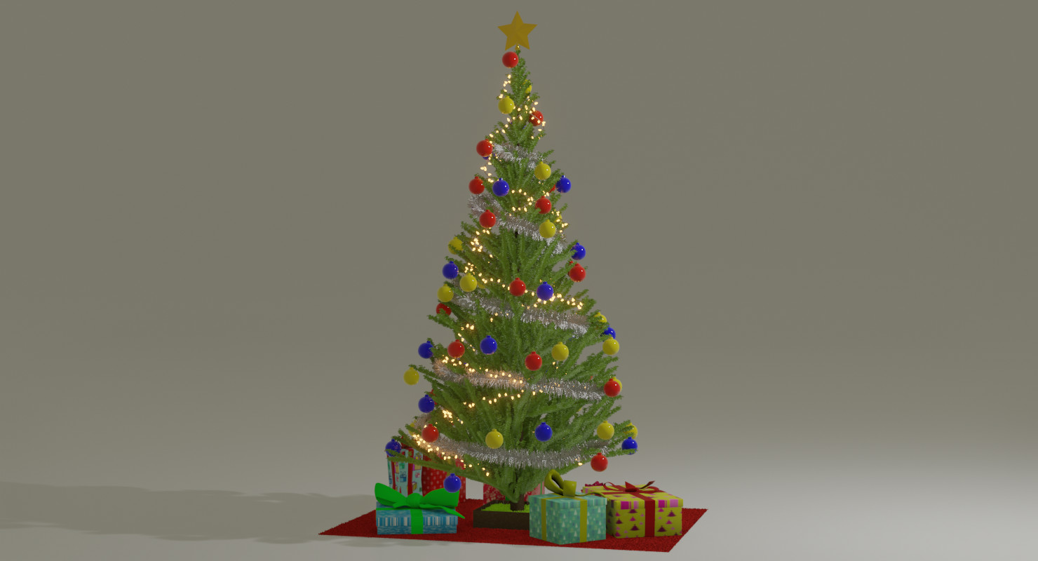 ArtStation - Christmas tree in Blender | Resources