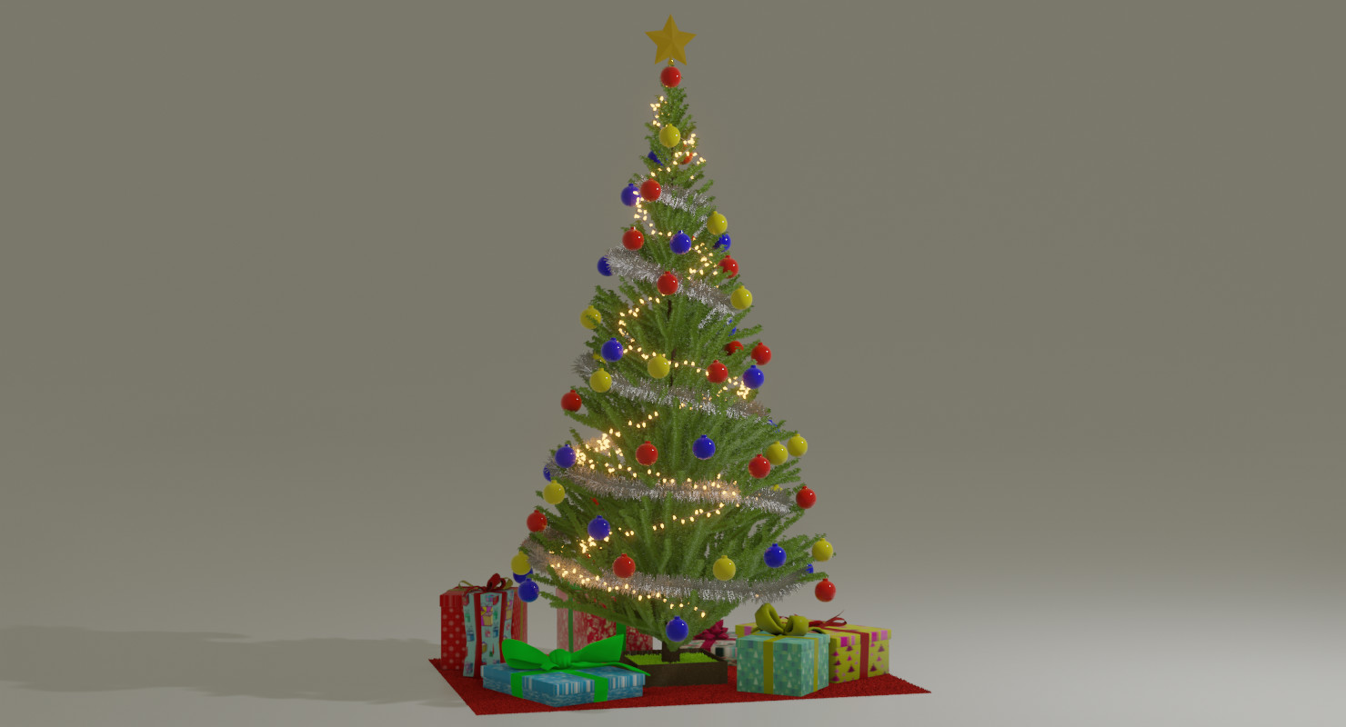 ArtStation - Christmas tree in Blender | Resources