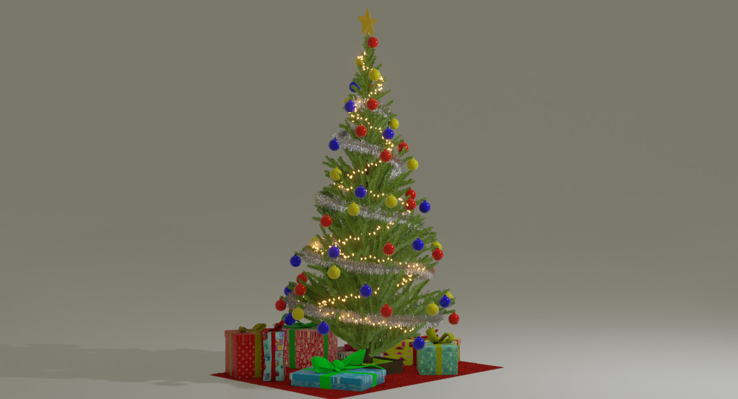 ArtStation - Christmas tree in Blender | Resources