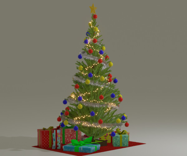 ArtStation - Christmas tree in Blender | Resources