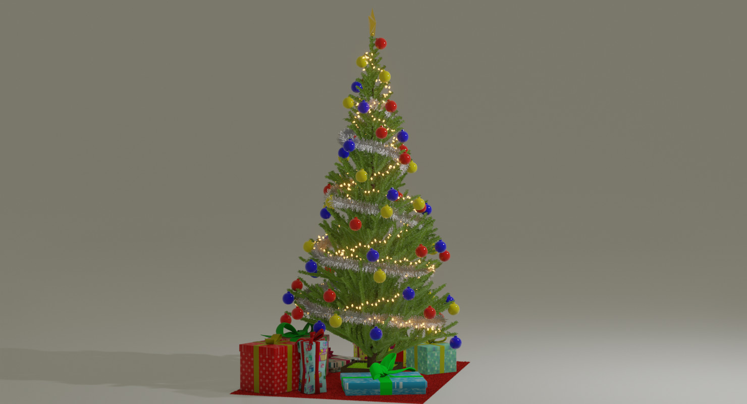 ArtStation - Christmas tree in Blender | Resources