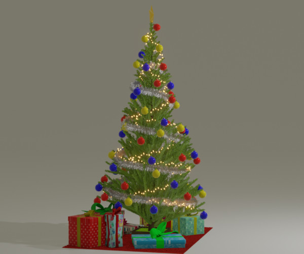 ArtStation - Christmas tree in Blender | Resources