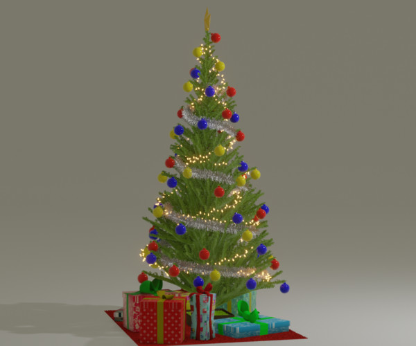 ArtStation - Christmas tree in Blender | Resources